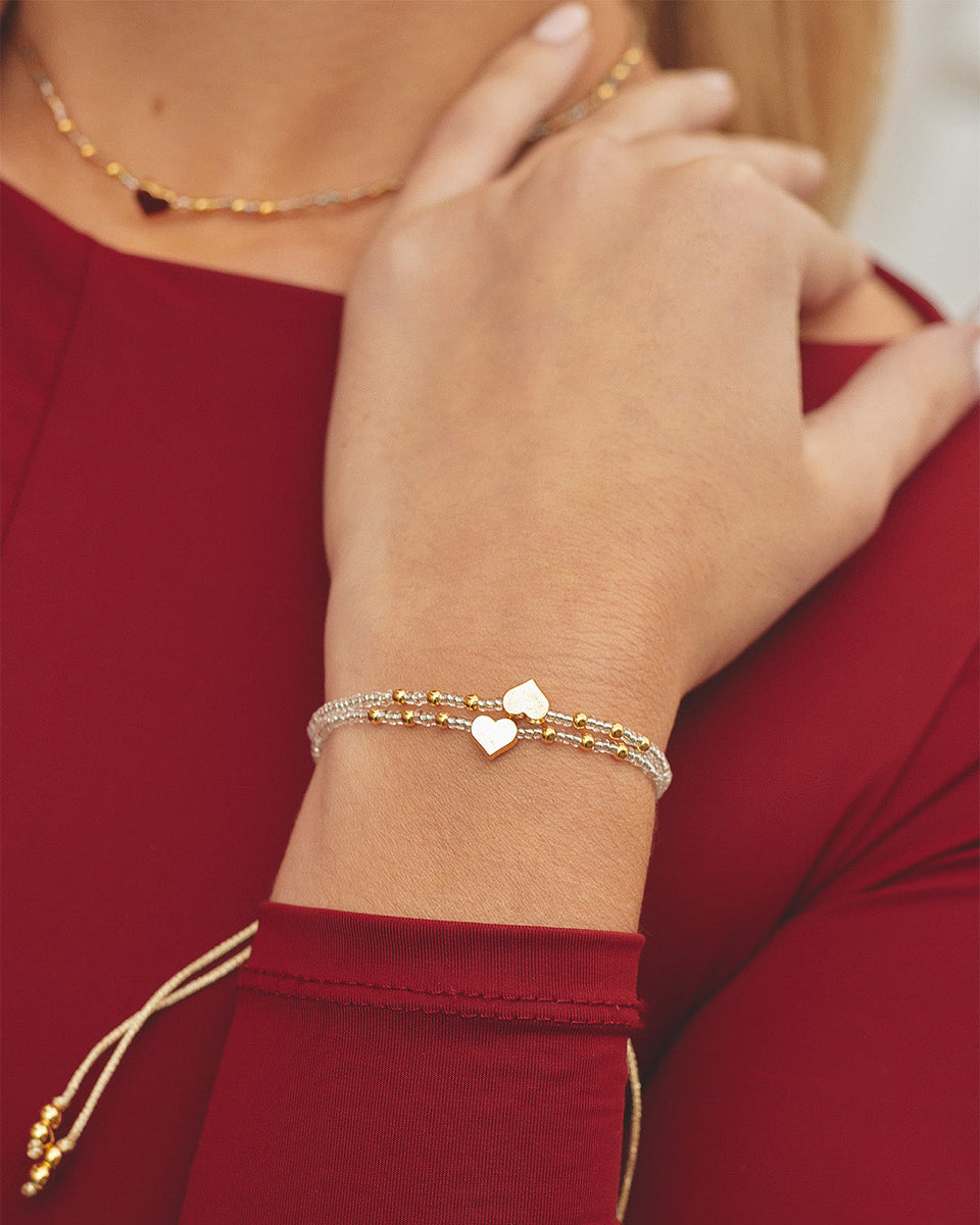 Set de 2 Pulseras Corazón Lumerie | Lunamar – LUNAMAR WH